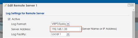 How Do I Configure My Zyxel Ap To Send Logs To A Syslog Server — Zyxel
