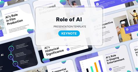 Роль искусственного интеллекта — Шаблоны Keynote Шаблоны презентаций Envato Elements