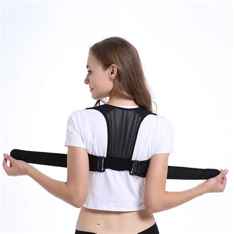 자세 교정기 등 받침대 완전히 조절 가능한 교정기 중간 위 척추 지지 목 어깨 쇄골 허리 통증 완화등받이 Aliexpress