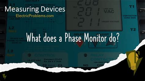 What Does A Phase Monitor Do Electric Problems