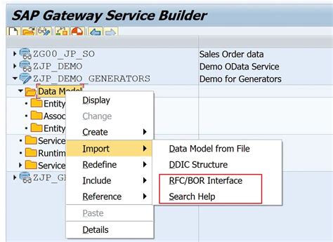 Building Odata Services 14 Service Generators Search Help Discovering Abap
