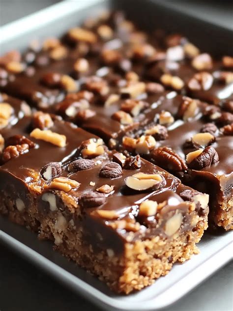 Easy Turtle Bars Irresistible Dessert For Sweet Indulgence