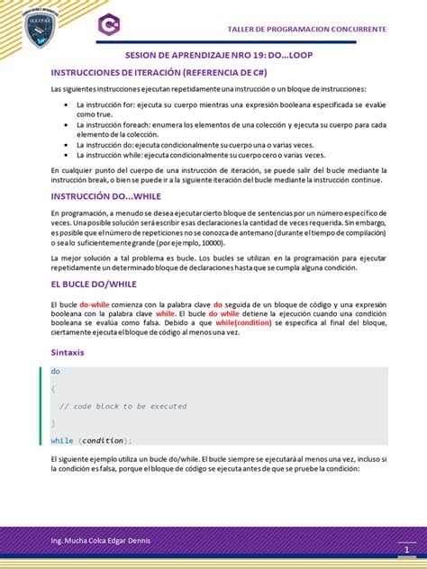 C Do Loop Pdf
