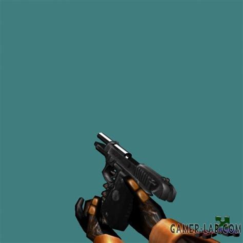 Berreta Re Animation Пистолет Half Life Модели оружия Склад Goldsrc Hl1 Реанимация