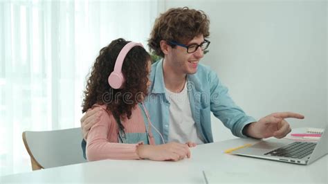 American Daughter Learning To Coding And Writing Engineering Prompt Pedagogy Stock Video