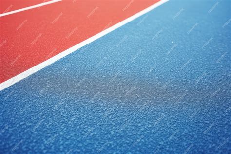 Premium Photo Blue Stadium Coverage Texture Treadmill Textured Background Jogging Field