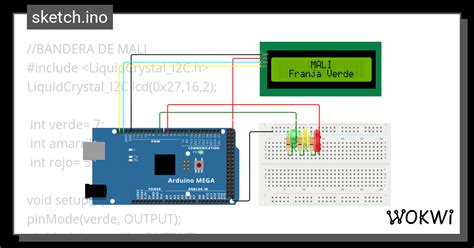 mali verde amarillo rojo wokwi esp32 stm32 arduino simulator