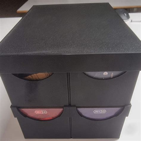 3d Print Of Stackable Card Trays For All Cards Sizes Sleeved And Un Sleeved With Dividers