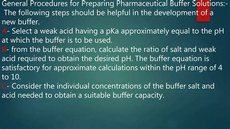 Buffers In Pharmaceutical And Biological System Pptx