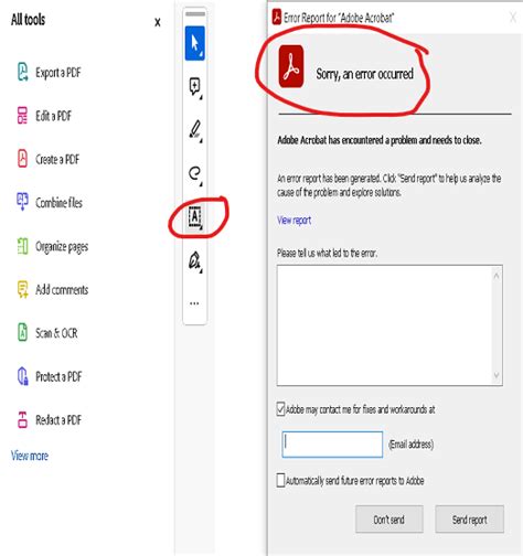 Adobe Crashing When Using Tools On Any Pdf Fill Si Adobe Community