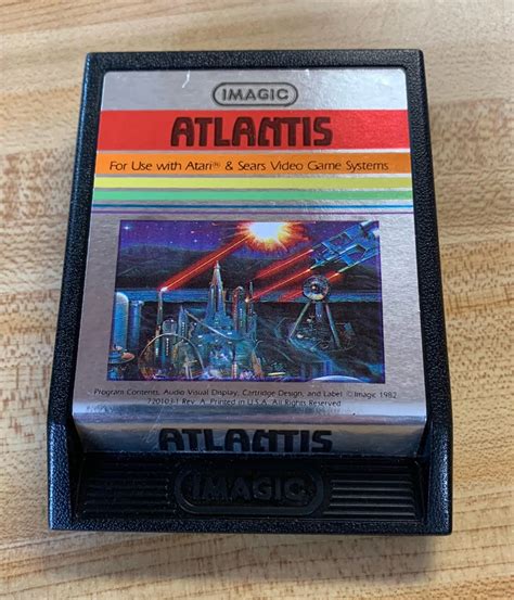 Atari 2600 Vcs Atlantis Ii Scans Dump Download Screenshots Ads Videos Catalog