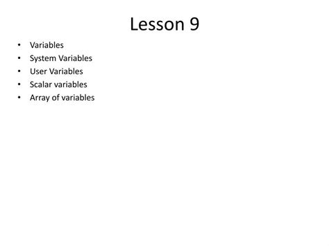 PDF Licão 09 variables and arrays v2 DOKUMEN TIPS
