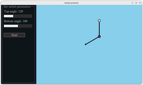 Porting My Old Double Pendulum Simulator To Raylib Go Because I Like
