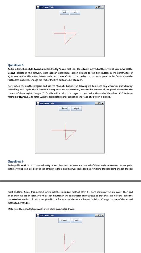 Solved Question Create A My Frame Class That Extends Chegg