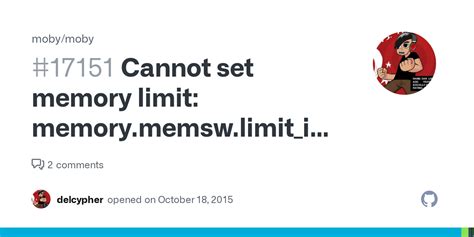 cannot set memory limit memory memsw limit in bytes no such file or