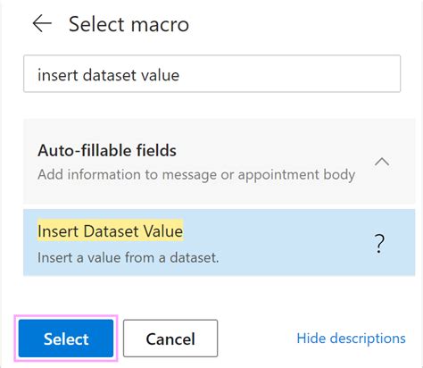 How To Fill Email Template Fields With Values From Datasets
