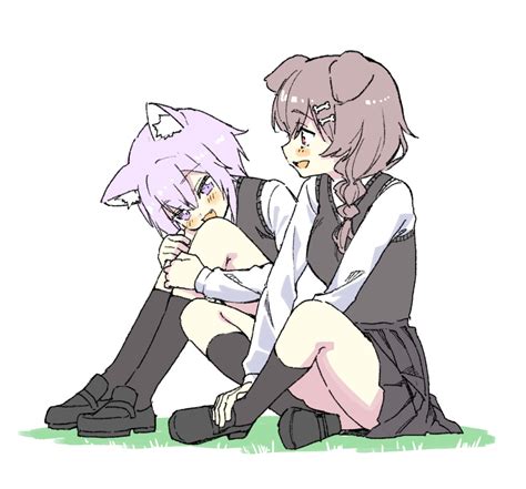 Crossed Ankles Danbooru