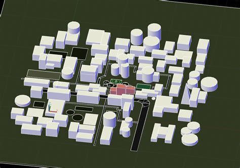 residential building of mixed storeys in the autocade download