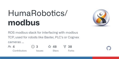 GitHub HumaRobotics Modbus ROS Modbus Stack For Interfacing With Modbus TCP Used For Robots