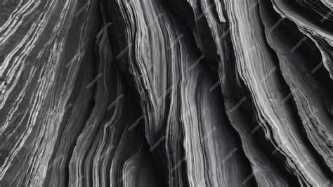 Premium Photo Abstract Black And White Layer Geological Structure Rock Folding Anticline And