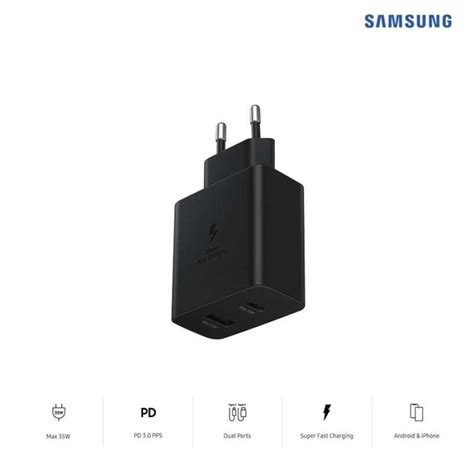 Jual Samsung W Pd Power Adapter Duo Ports Usb C Usb A Original Di Seller Hariyan Cell Tugu