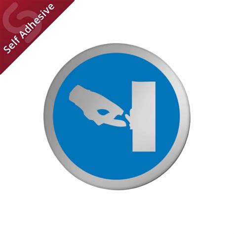 Switch Off Door Sign Disc Smart Hospitality Supplies