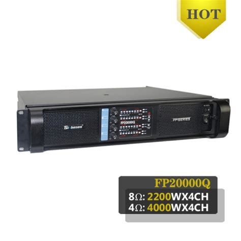 Capacitor Upgrade FP20000Q Professional 4 Channel 10000 Watt Power Amplifier For Subwoofer