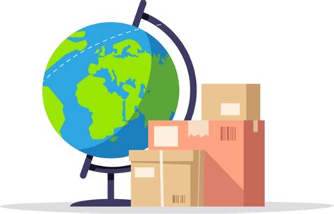 Illustration Of Semiflat Vector Design For International Delivery With Rgb Color Scheme Vector