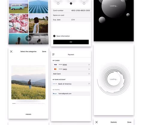 رابط کاربری hello ui kit mod 2 دانلود کیت ui و ux ابزار طراحی