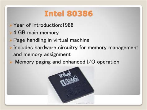 Evolution Of Microprocessor Pptx Computing Technology And Computing
