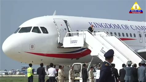 សម្តេចតេជោ ហ៊ុន សែន អញ្ជើញថ្វាយព្រះរាជដំណើរព្រះមហាក្សត្រយាងបំពេញព្រះរាជទស្សនកិច្ចផ្លូវរដ្ឋ