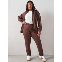 The Very Collection Curve Piping Detail Straight Leg Jogger Dark
