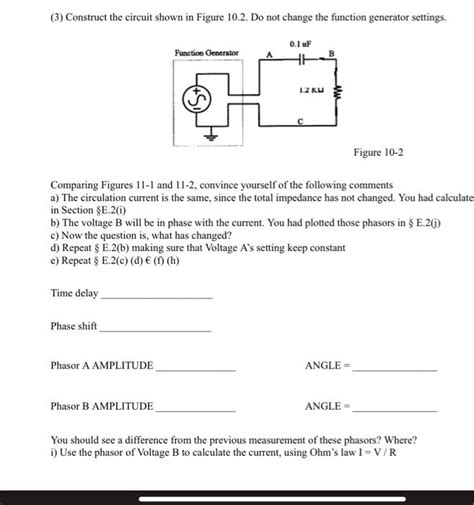 Solved 3 Construct The Circuit Shown In Figure 10 2 Do Chegg Com