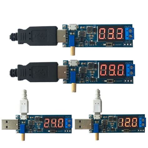 DC DC 5V To 1 2V 24V USB Step UP Down Power Supply Module Adjustable Converter