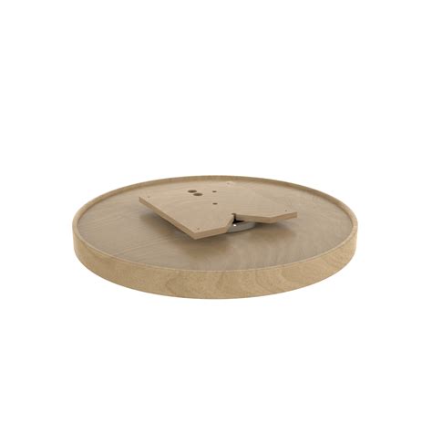 Natural Wood Full Circle Lazy Susan