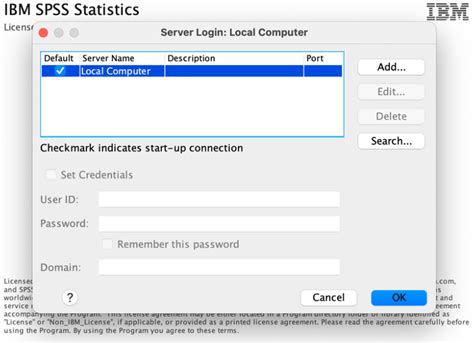 How To Fix Server Login Local Computer Error On Spss 2829 On Macos Science Computing