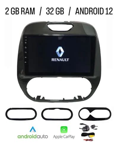 Multimídia Car Play Renault Captur 2017 Até 2023 Wi Fi 9p Parcelamento Sem Juros