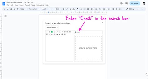 How to Insert Tick Box Symbol in Google Docs