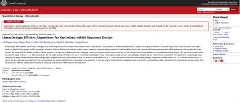 百度ai免费开放lineardesign新算法 最快16分钟可优化疫苗基因序列 极客公园