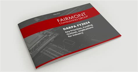 Darpa Fy24 Fairmont Consulting Group