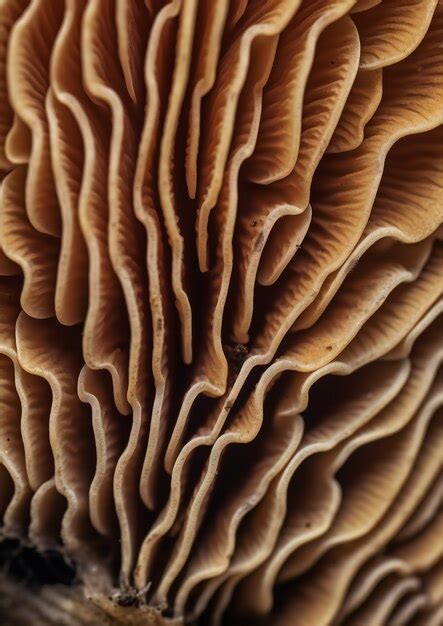 Free Ai Image Close Up Of Mushroom Structure