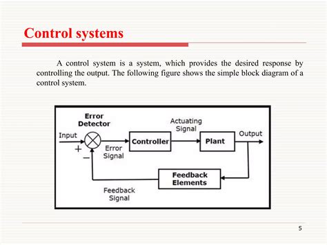 Basic Elements In Control Systems Ppt