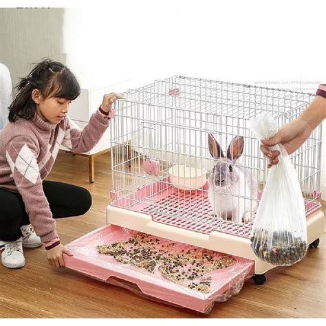 Rabbit Cage Small Animal Cage Disposable Film Plastic Bag Poop And