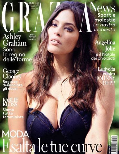 Ashley Graham Grazia Magazine 30 November 2017 Cover Photo Italy