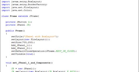 Easy Java Learn Swing JPanel With BoxLayout