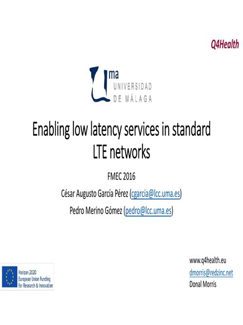 enabling low latency services presentation pdf lte
