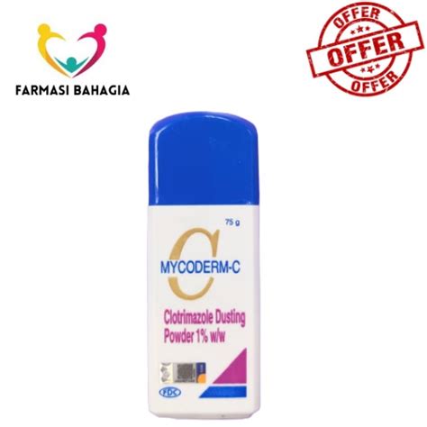 Exp 72027 Mycoderm C Clotrimazole Dusting Powder 75g Shopee Malaysia