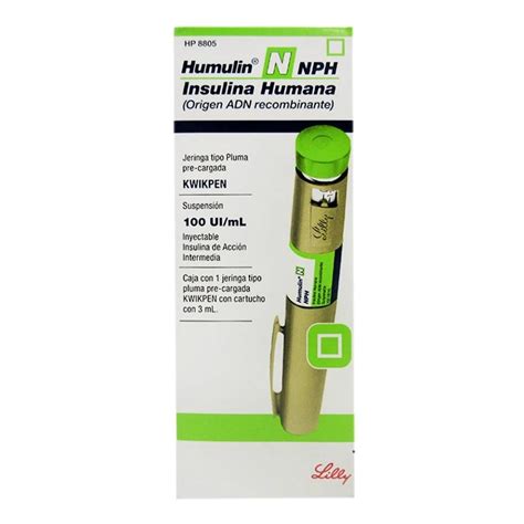 Humulin N Nph Kuikpen 100 Ui 1 Pluma Pre Cargada 3 Ml Vitialife