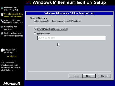 Installing Microsoft Windows Millennium Edition In DOSBox X