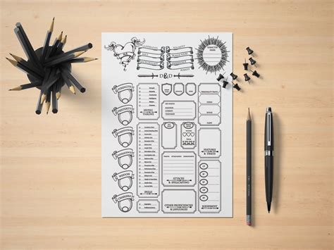 Unleash Your Inner Hero The Best Dnd 5e Character Sheet Dnd Player